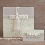 Pure | Black Tie Wedding Invitations